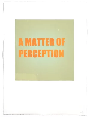 A Matter Of Perception - DAFNA RAHMINOV